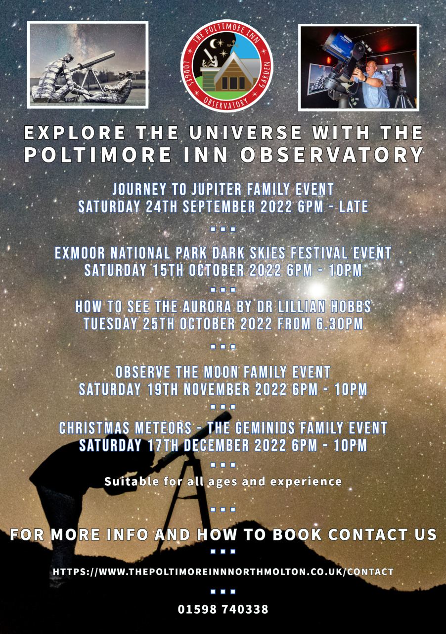 Community Events in North Molton at the Poltimore Inn